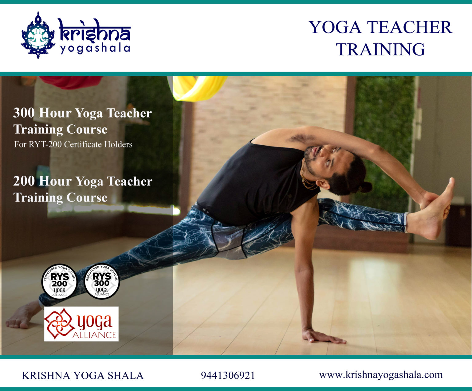 Online yoga teacher training course Hyderabad - krishnayogashala